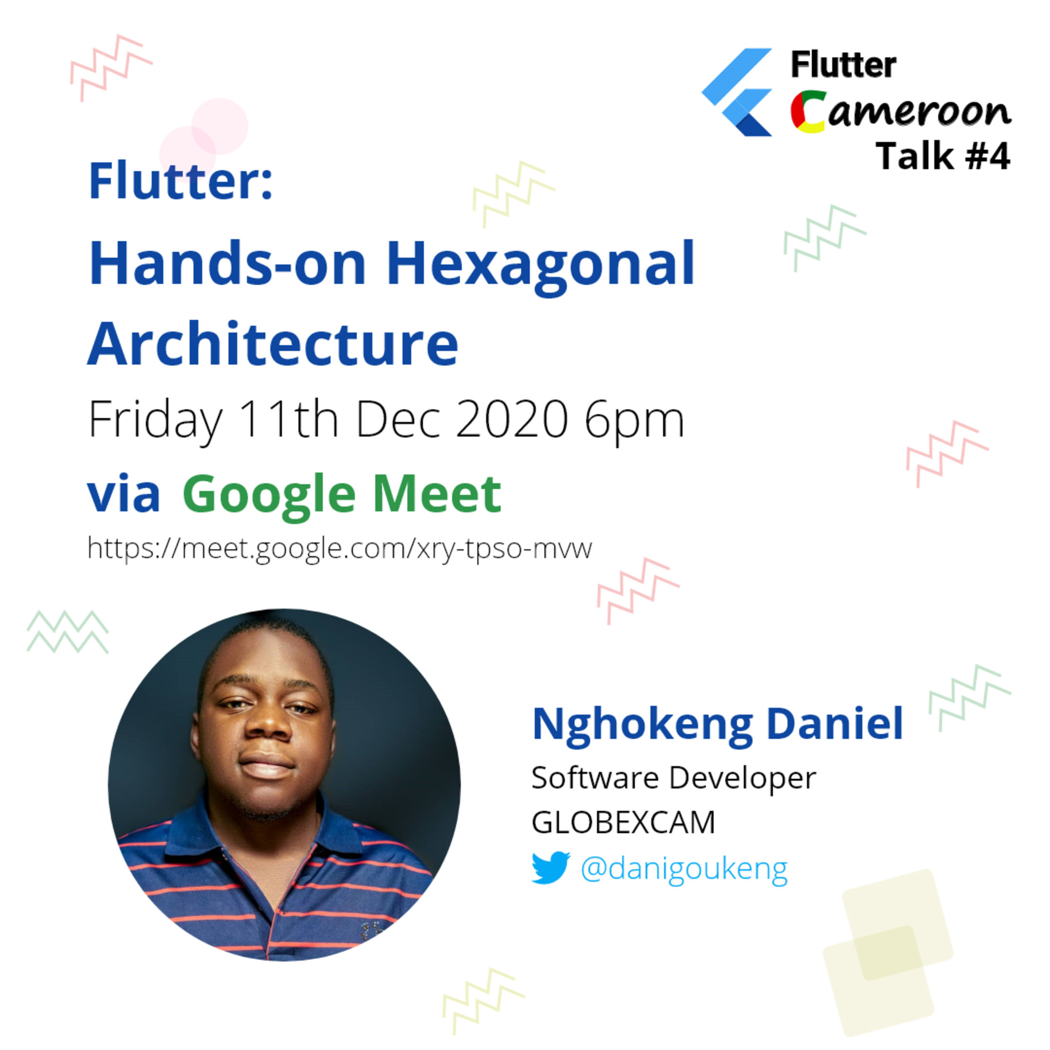 See [Flutter 237 Talk #4] Flutter Hexagonal Architecture at Google Developer Groups GDG Yaoundé